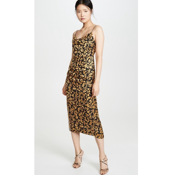 Club Monaco | Dresses | Club Monaco Silk Burnout Maxi Slip Dress | Poshmark